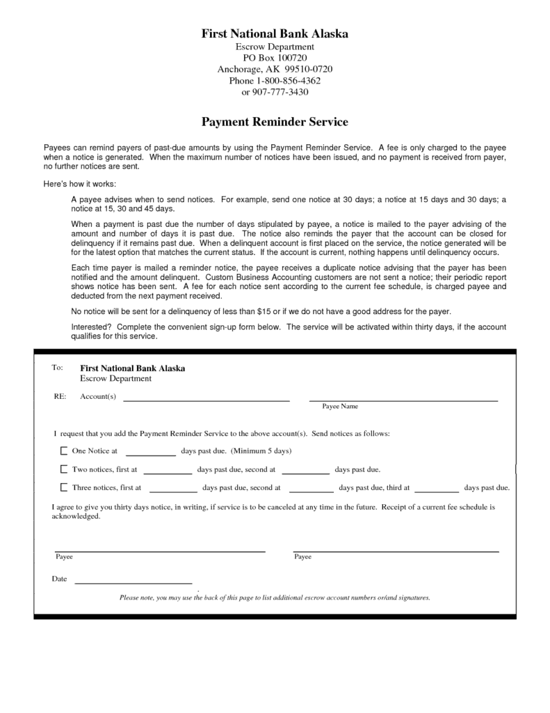 21+ Free Credit Reminder Template - Word Excel Formats