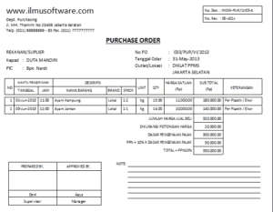 31+ Free Purchase Order Templates in Word Excel PDF