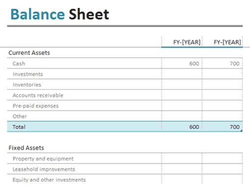 21 Free 22 Free Balance Sheet Template Word Excel Formats 21 Free 22 Free Balance Sheet Template Word Excel Formats