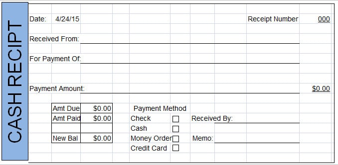 44+ Free Cash Receipt Templates in Word Excel PDF
