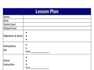 21+ Free 41+ Free Lesson Plan Templates - Word Excel Formats